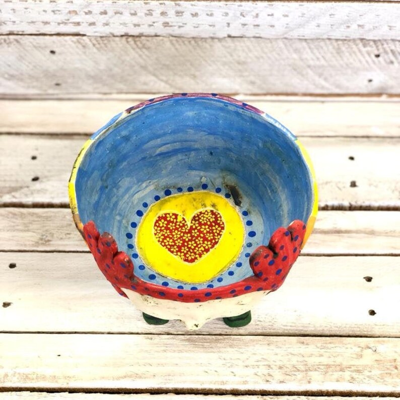 Quirky Ceramic Bowl Sculptured Bowl Unique Ceramic Bowl - Etsy