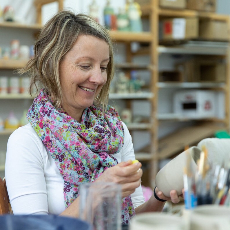 Whimsical Ceramic Figure Cute Ceramic Ornament Funky Ceramic | Etsy