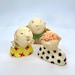 Angry Ceramic Figure: Colorful Clay Whimsical Ornament - Etsy