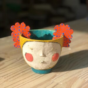 Colorful Decorative Bowl, Funky Ceramic Bowl, Unique Decorative Bowl ...