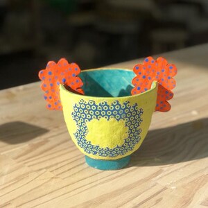Colorful Decorative Bowl, Funky Ceramic Bowl, Unique Decorative Bowl ...