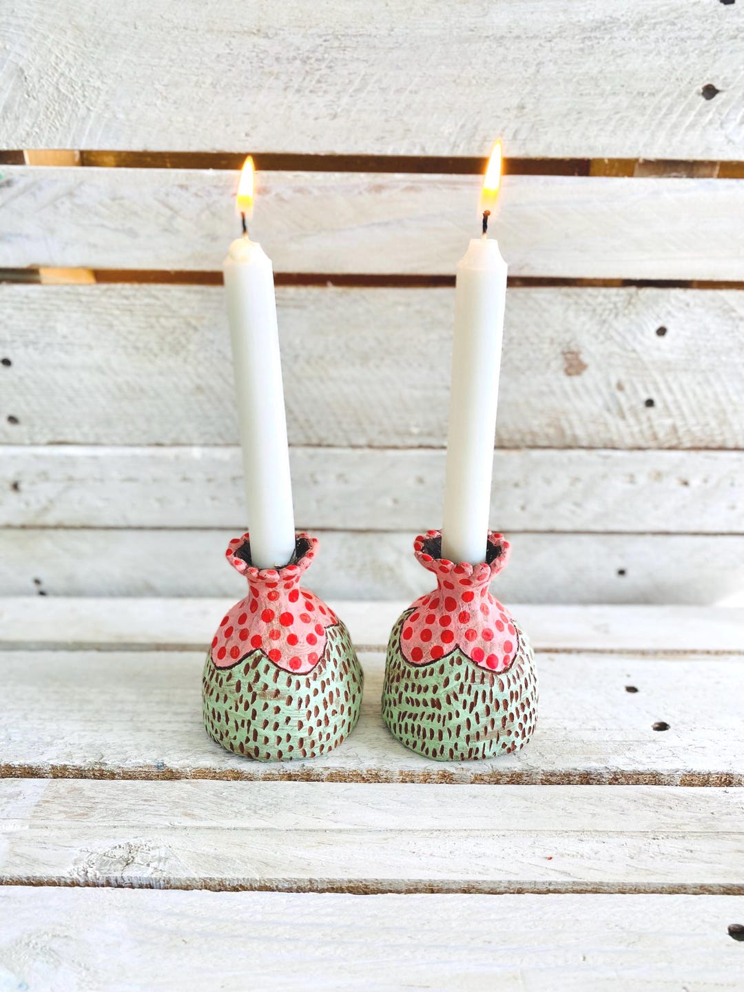 Colorful Ceramic Candlesticks, Ceramic Candlesticks , Colorful ...