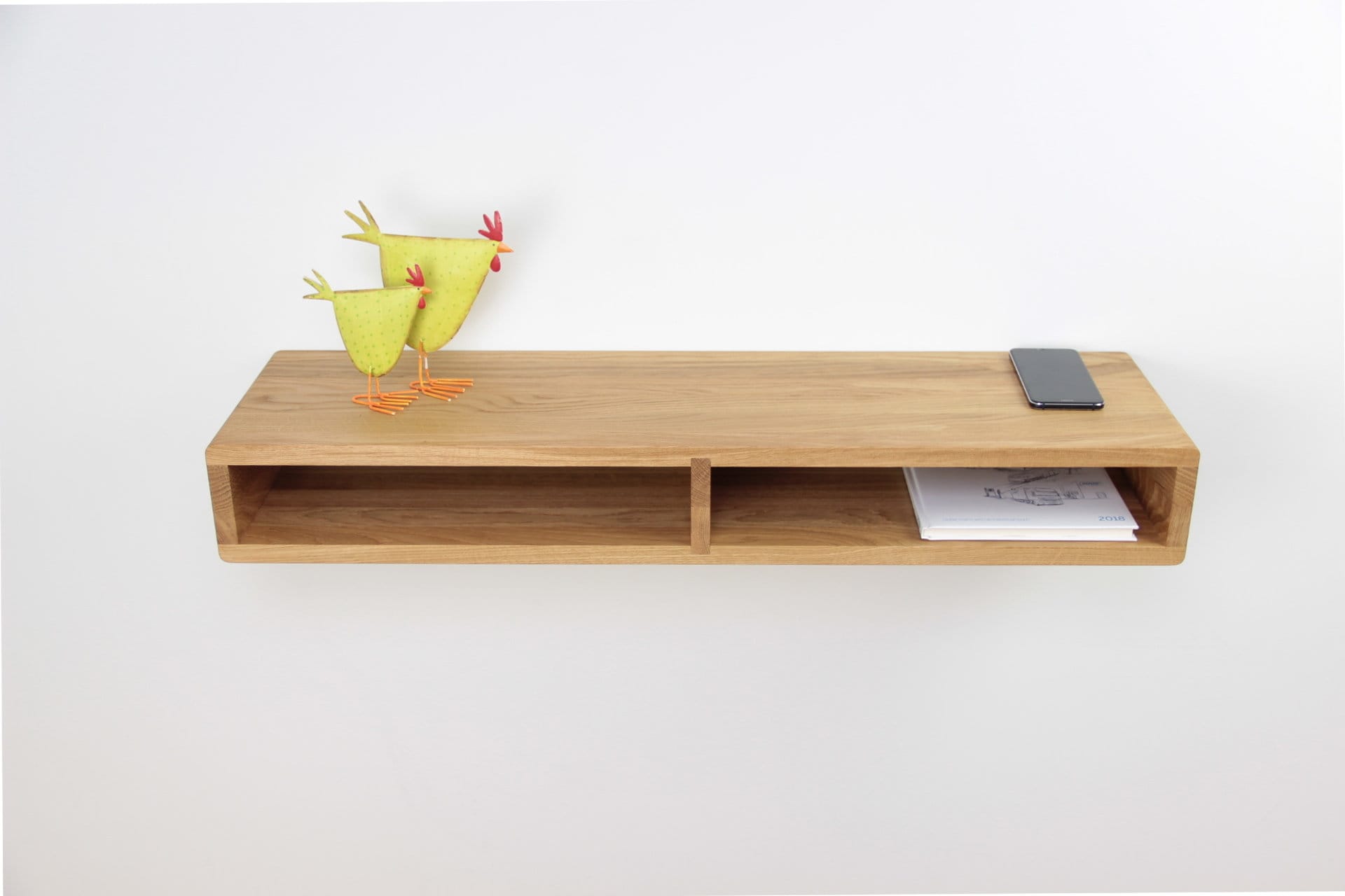 Floating Console Table Wall Mounted Entryway Organizer Solid - Etsy UK