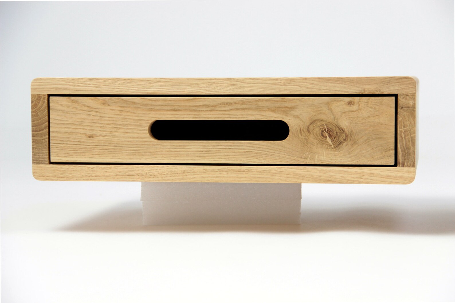 Pair of Floating Wild Oak Side Tables Solid Wood Bedside - Etsy