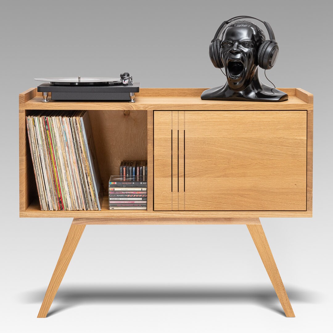 Vinyl Record Storage,turntable Stand,vinyl Cabinet, Hifi Rack, Audio ...