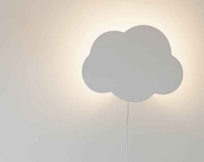 Handmade Night Lamp | Kids Room Decor | Cloud Shape| Baby Room| Minimal ...