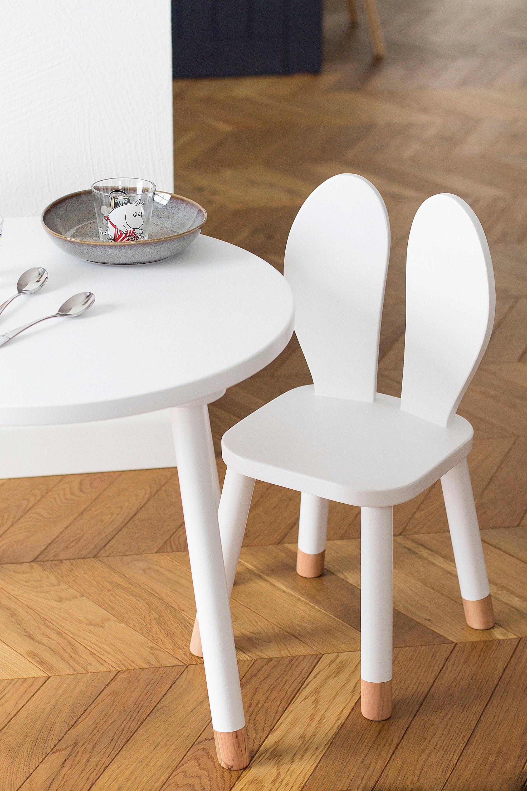 Bunny Chair Kids Room Décor Kids Furniture Natural - Etsy