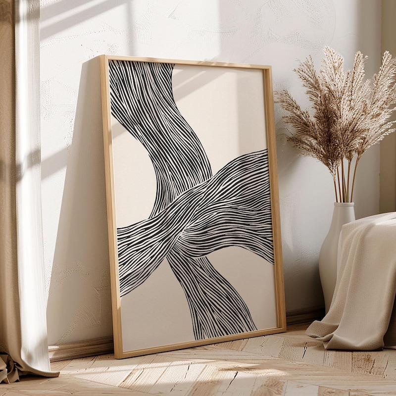 Abstract Lino Cut - Etsy