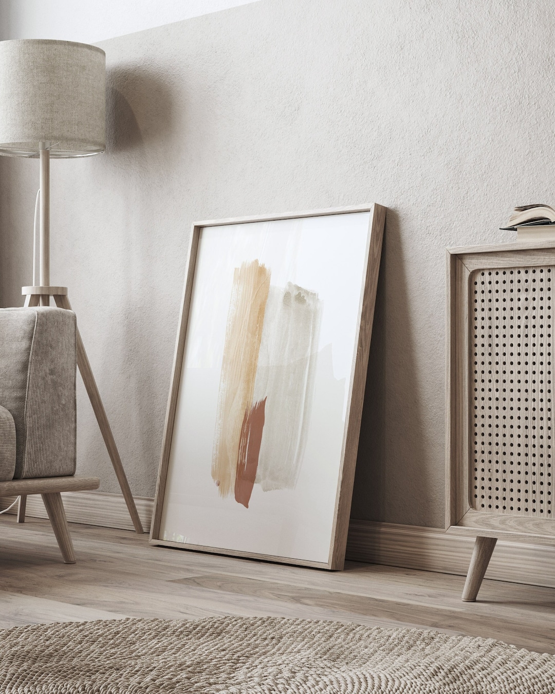 Earth Tone Brushstroke Prints, Abstract Strokes Printable Wall Art ...