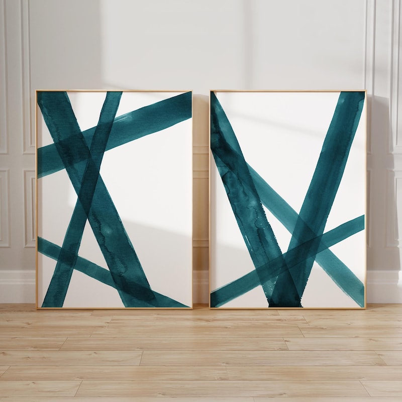 Teal Prints - Etsy
