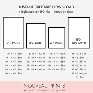 Set of 2 Blue Prints, Abstract Printable, Modern Minimal Wall Art ...