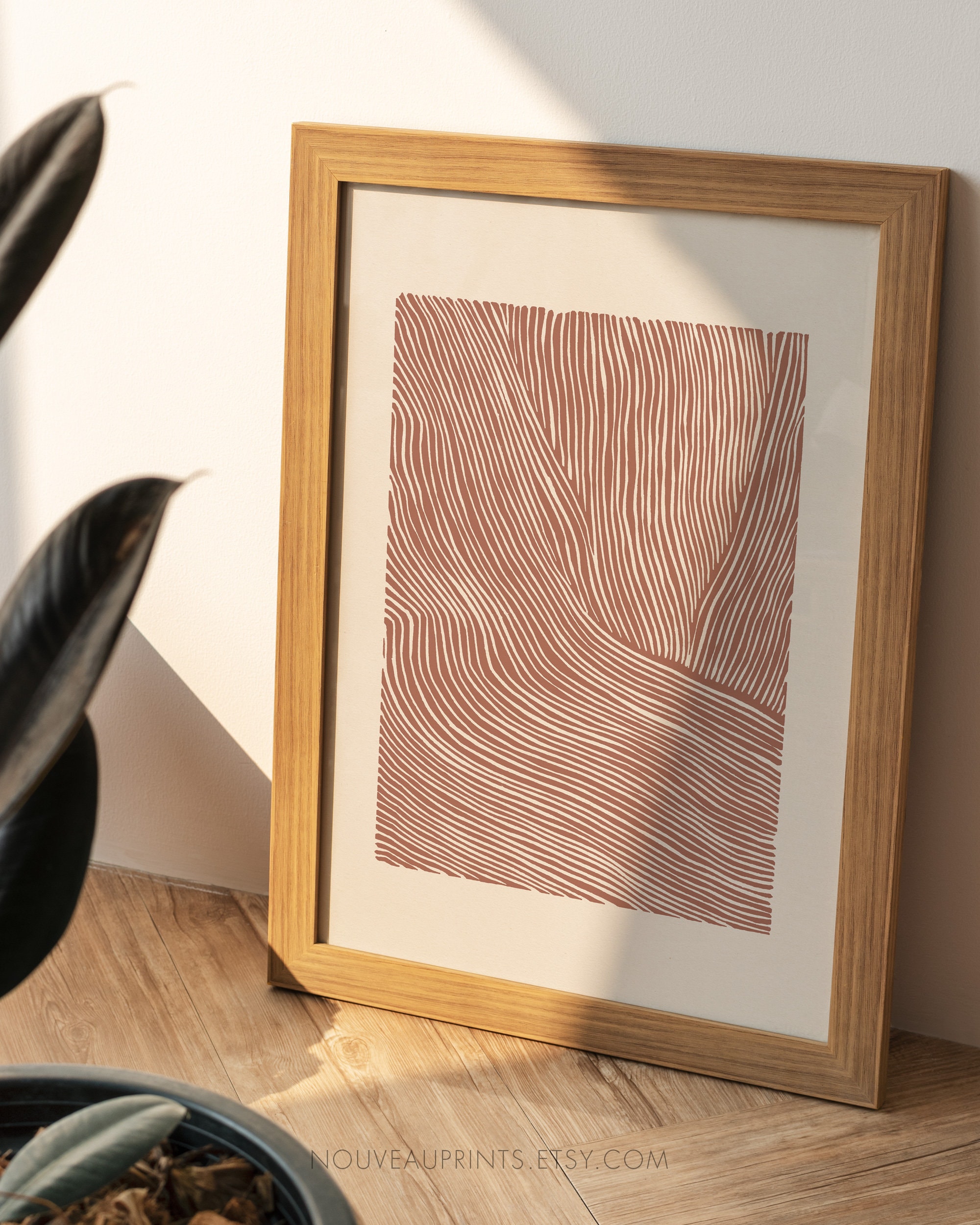 Lino Print, Abstract Art Print, Lines Print, Line Art, Minimalist Wall ...