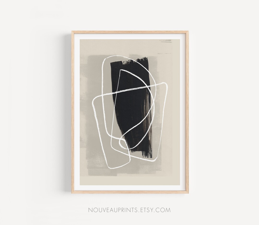 Abstract Wall Decor, Minimal Art Prints, Printable Abstract, Modern ...