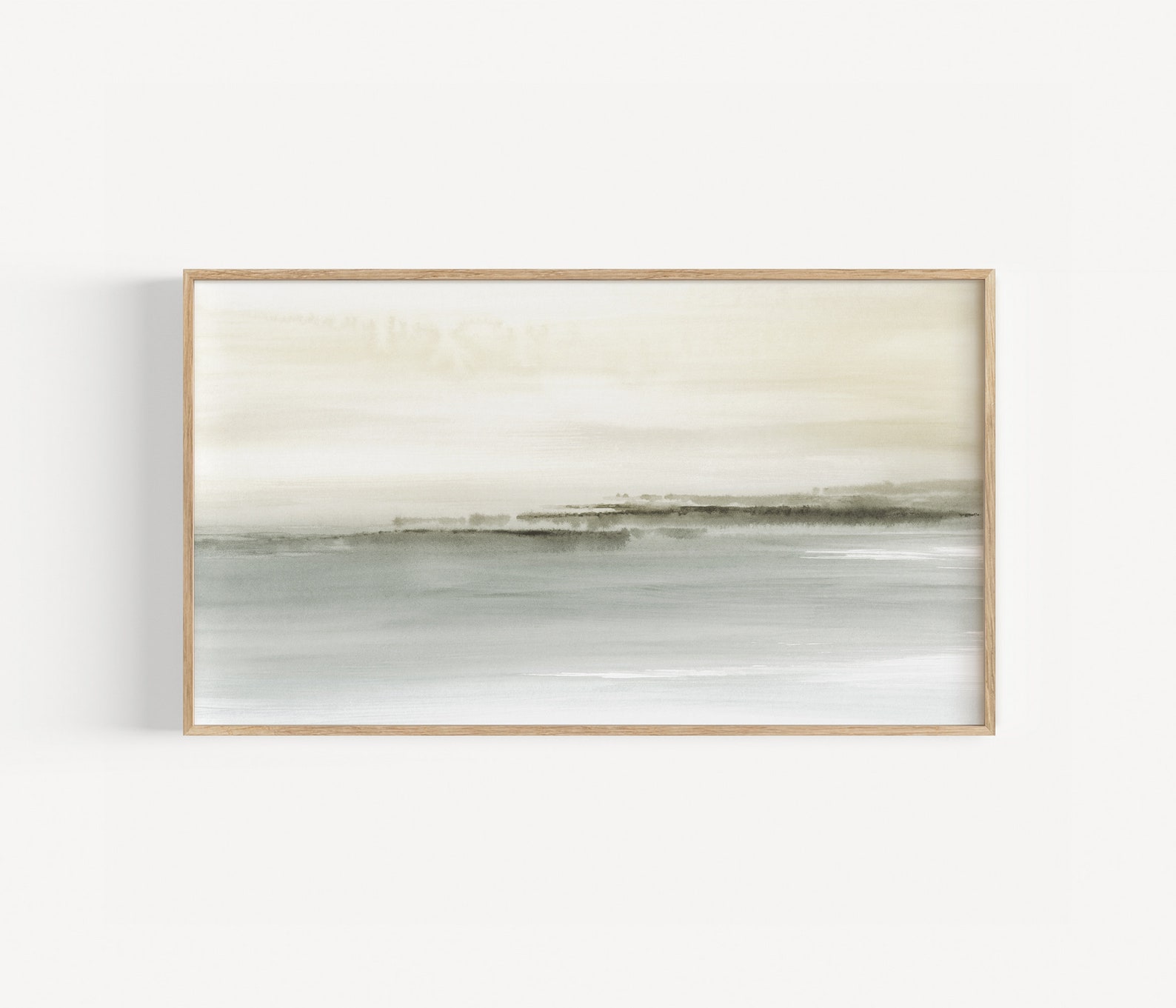Samsung Frame Tv Art Neutral Seascape, Coastal TV Background, Frame Tv ...