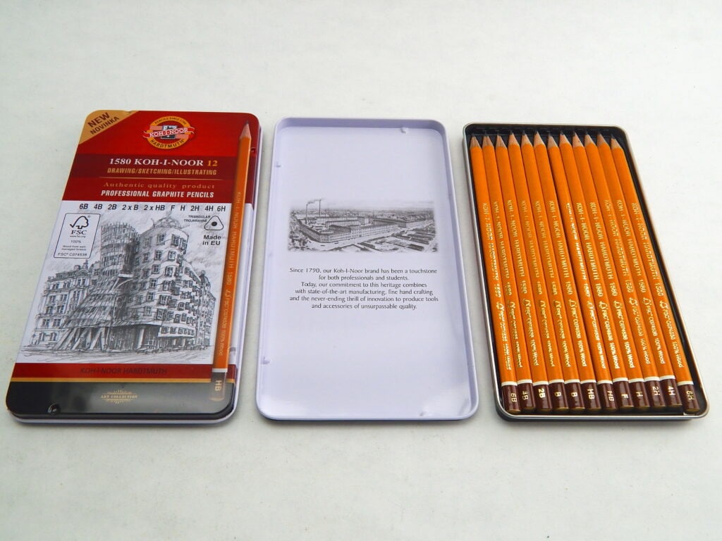 Graphite Pencils Set Koh-i-noor 1500 8B-10H - Etsy