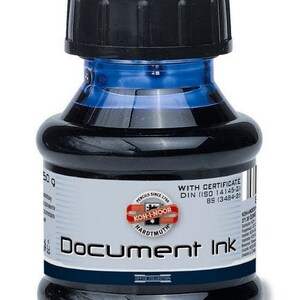 Fountain Pen Ink Black Blue Red Green Document Koh-i-noor 50g Refilling ...