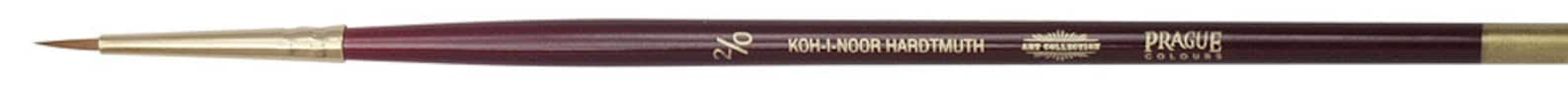 Kolinsky Hair Sable Artist Paint Brush Round Flat Koh-i-noor Art Prague ...
