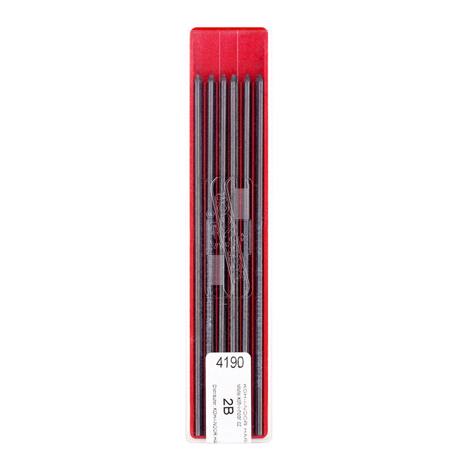 Graphite Lead Refills 2mm 8B-10H Koh-i-noor 4190 Mechanical Pencil ...