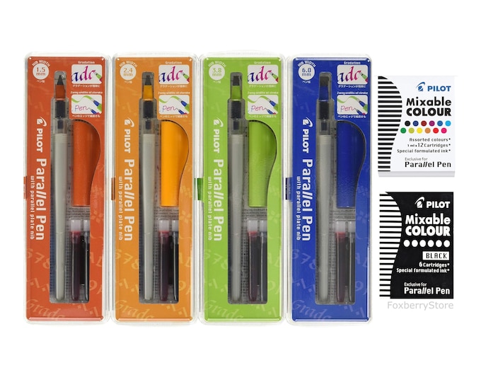 Pilot Parallel Calligraphy Pens and Cartridges - Etsy