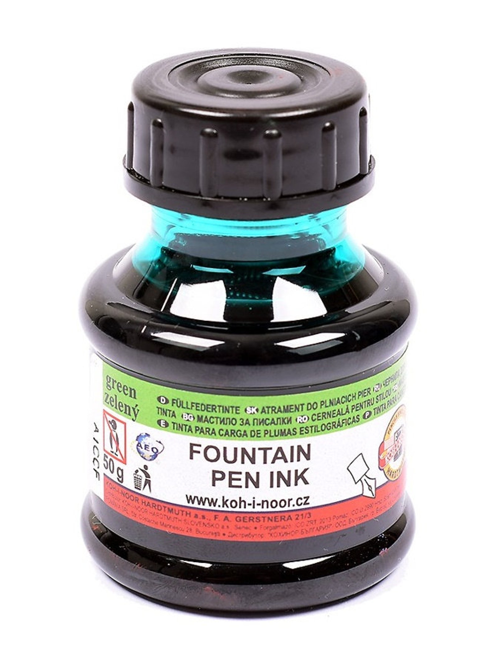 Fountain Pen Ink Black Blue Red Green Document Koh-i-noor 50g - Etsy