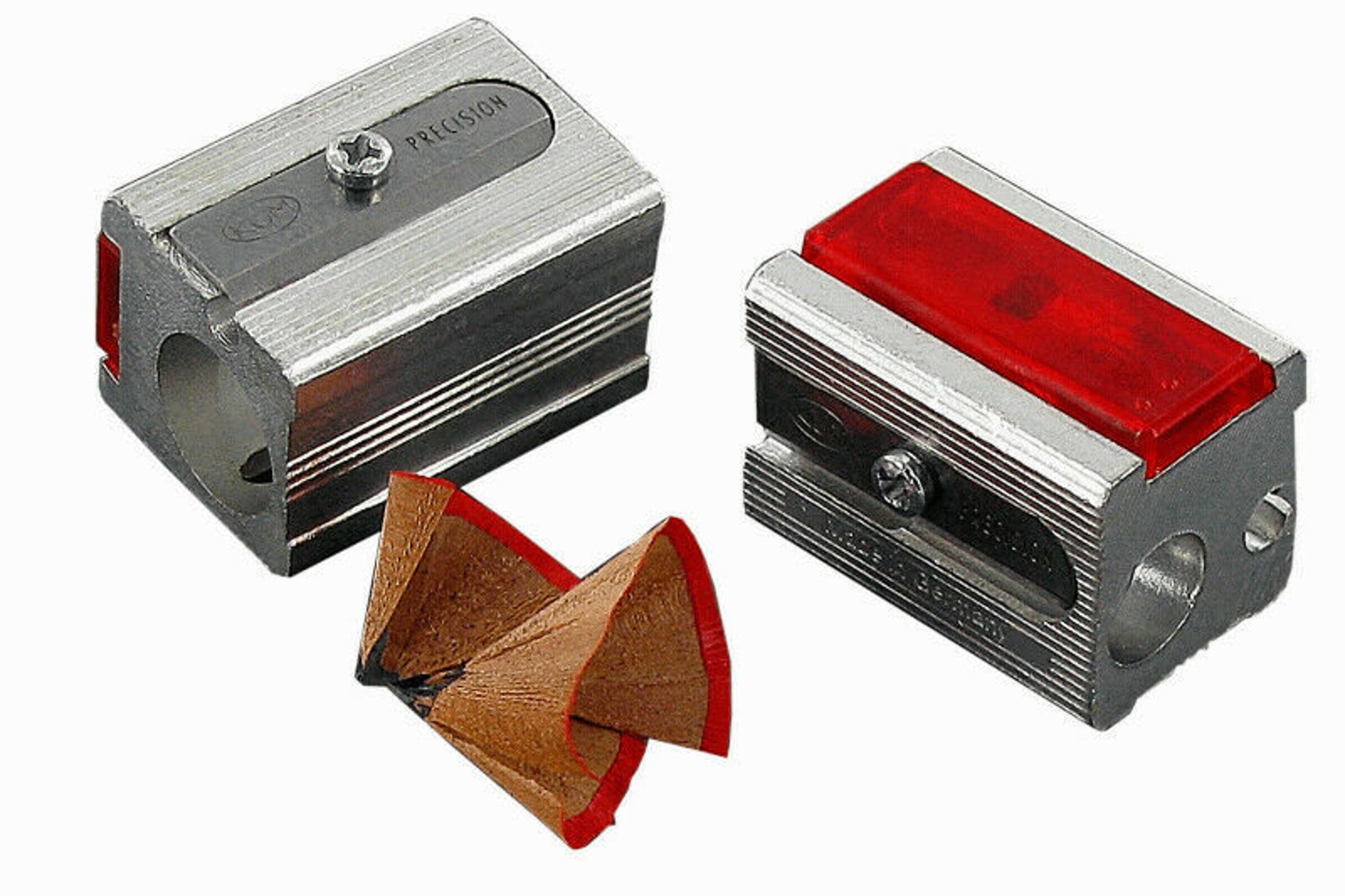 KUM Pencil Sharpener Double Hole Lead Pointers Wood 8mm 11mm Wooden ...