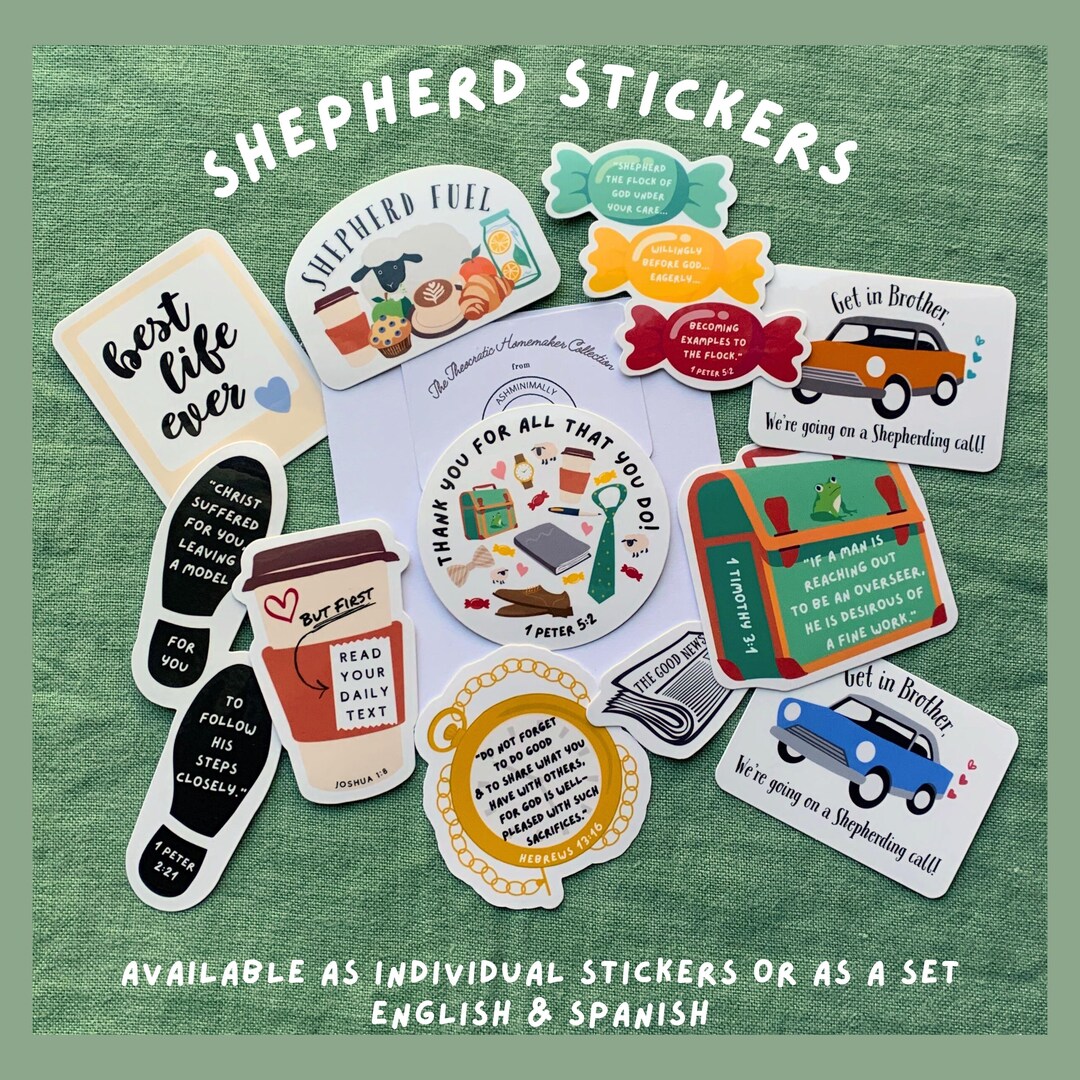 Shepherd Stickers | Individual and Packs | Glossy Vinyl Decals | Die ...