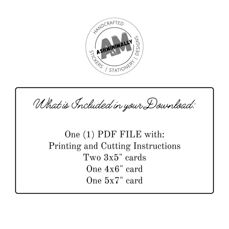 LDC Note Cards | PDF | Folded | Blank | Instant Download | JW - Etsy