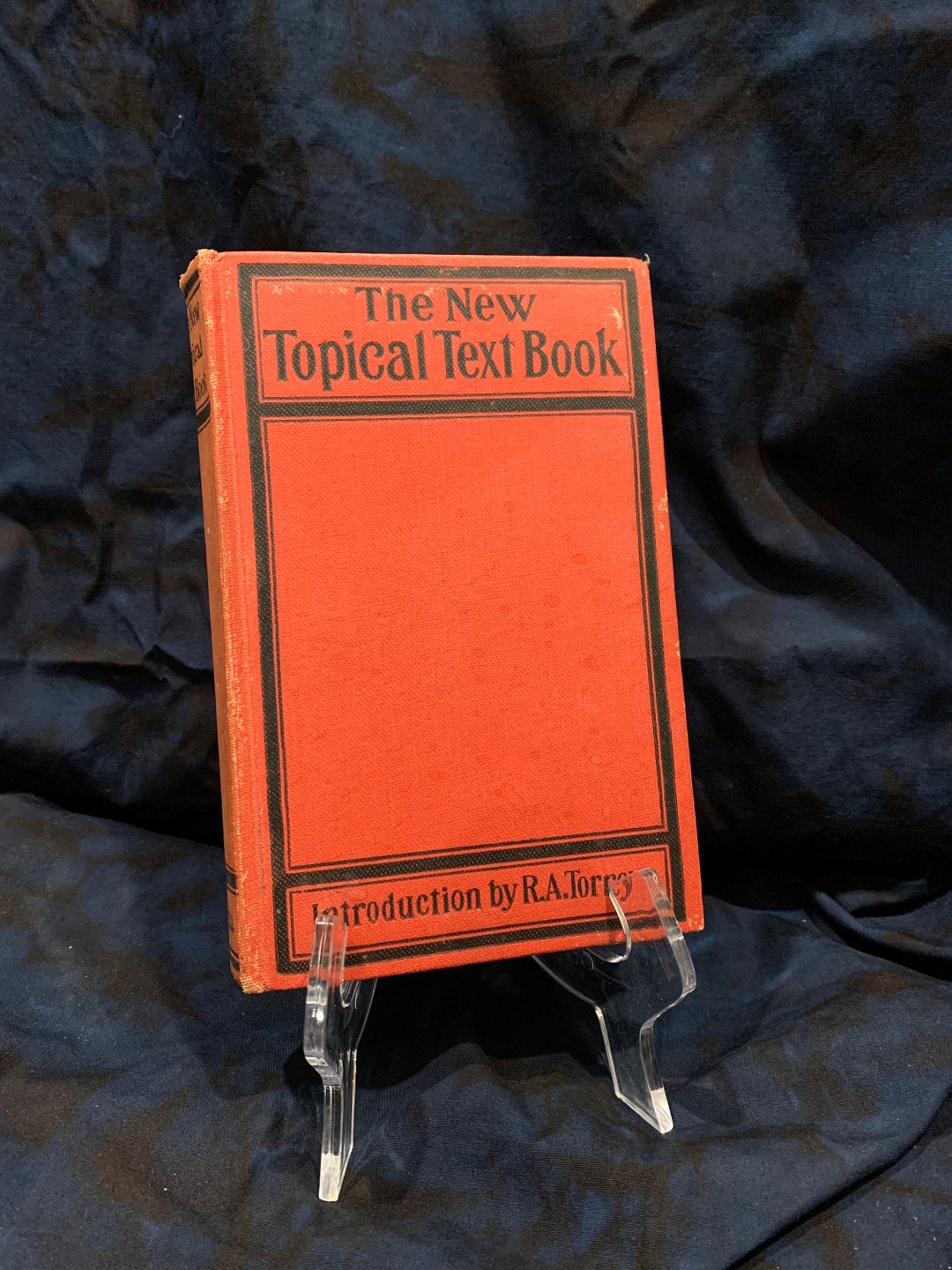 The New Topical Text Book Introduction by R.A Torrey 1897 - Etsy