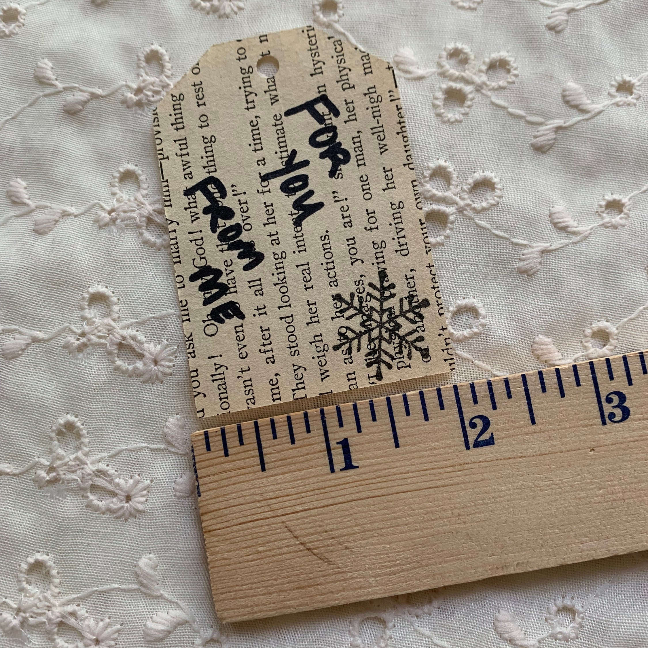 Antique Book Paper Gift Tags Set of 50 3 X 2 Inches Die Cut Tags Paper ...