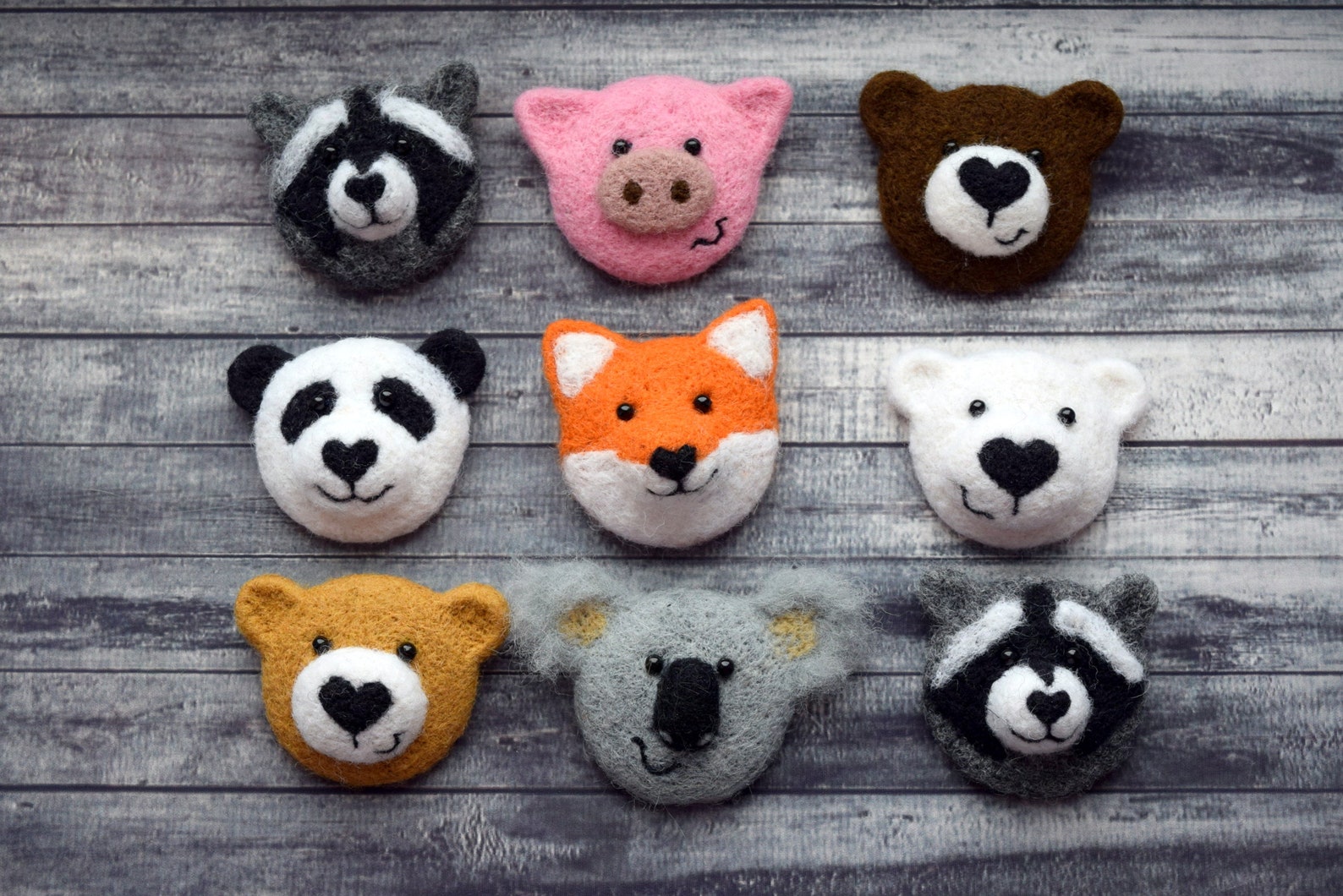 Bear Brooch Bear Pin Teddy Bear Pin Eco Friendly Brown Bear - Etsy