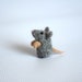 Gray Mouse Miniature Dollhouse Micro Mice Figurine Mouse Ornament Tiny ...