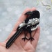 Magpie Beaded Brooch, Black & White Bird Pin, Sequins Embroidery - Etsy