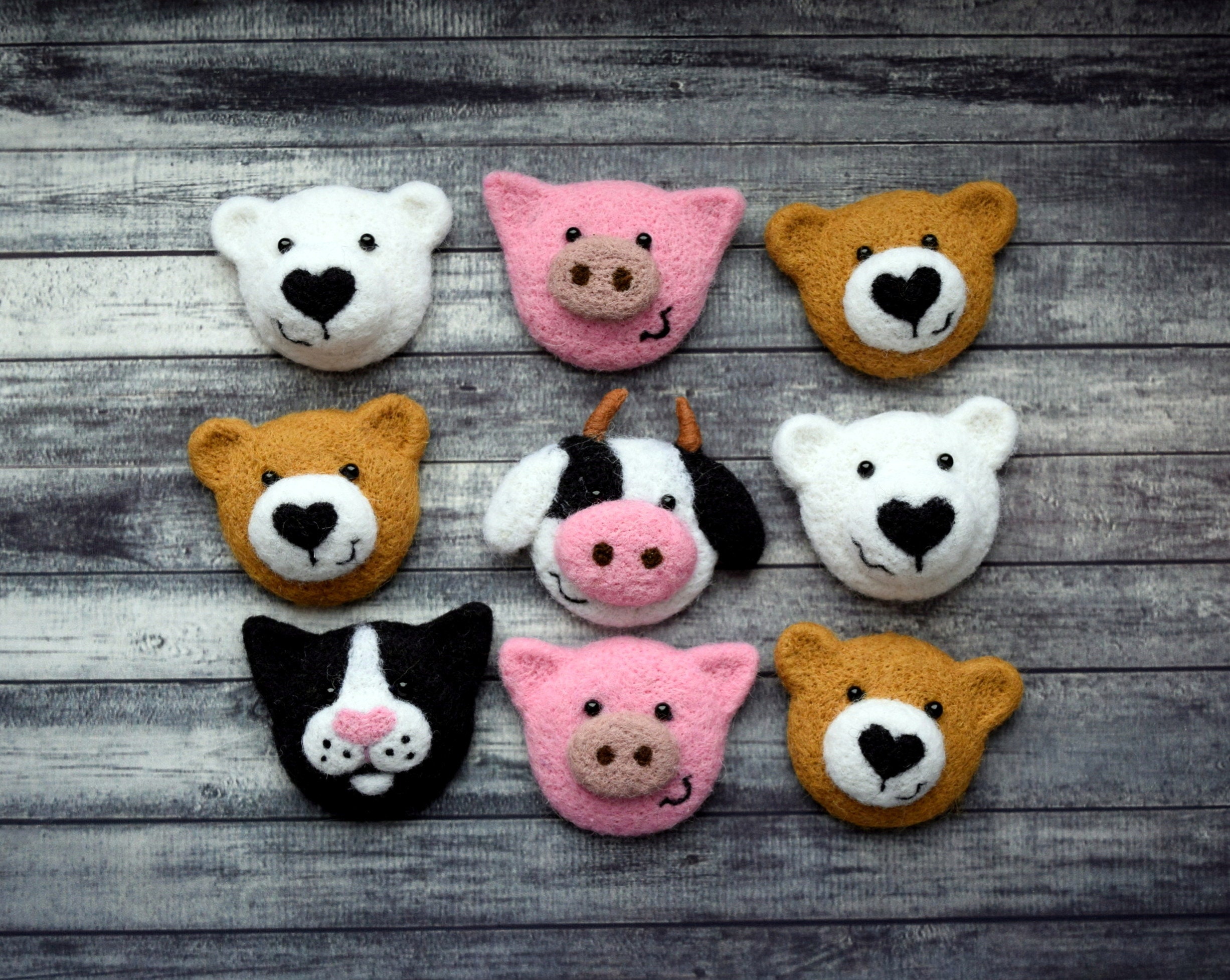 Bear Brooch Bear Pin Teddy Bear Pin Eco Friendly Brown Bear - Etsy