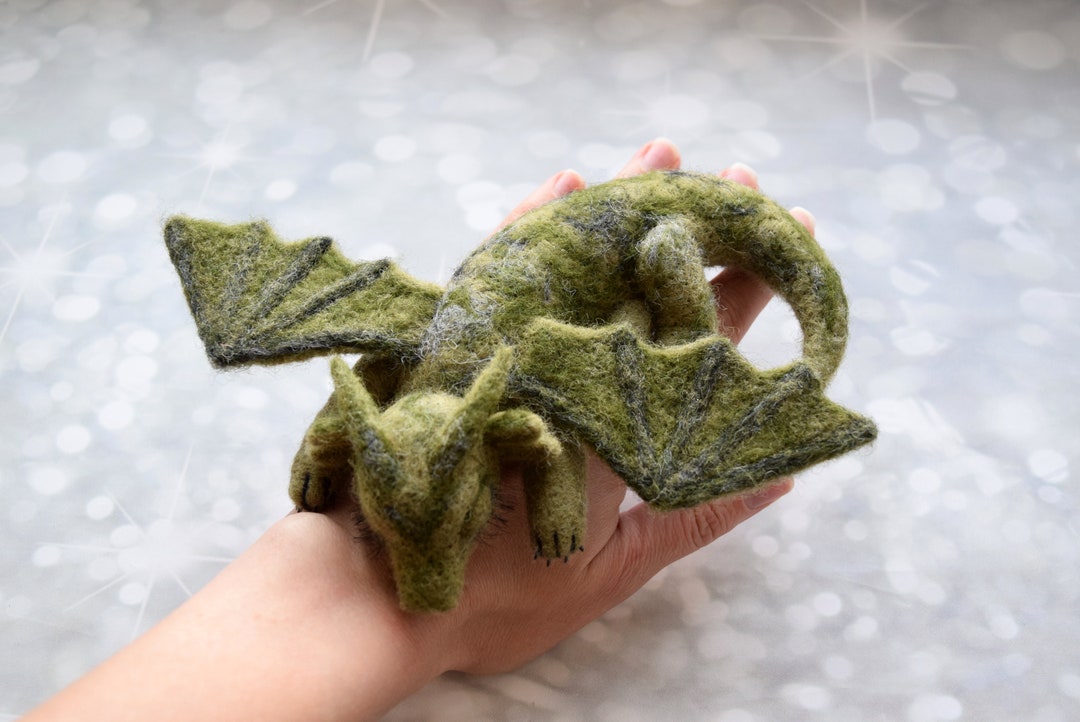 Sleeping Forest Dragon Interior Toy Dragon Figurine Sculptures Dragon ...