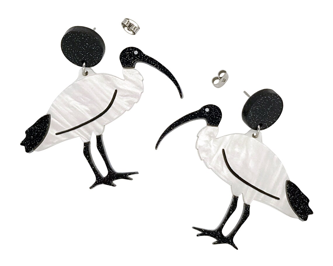 Ibis Earrings - Etsy