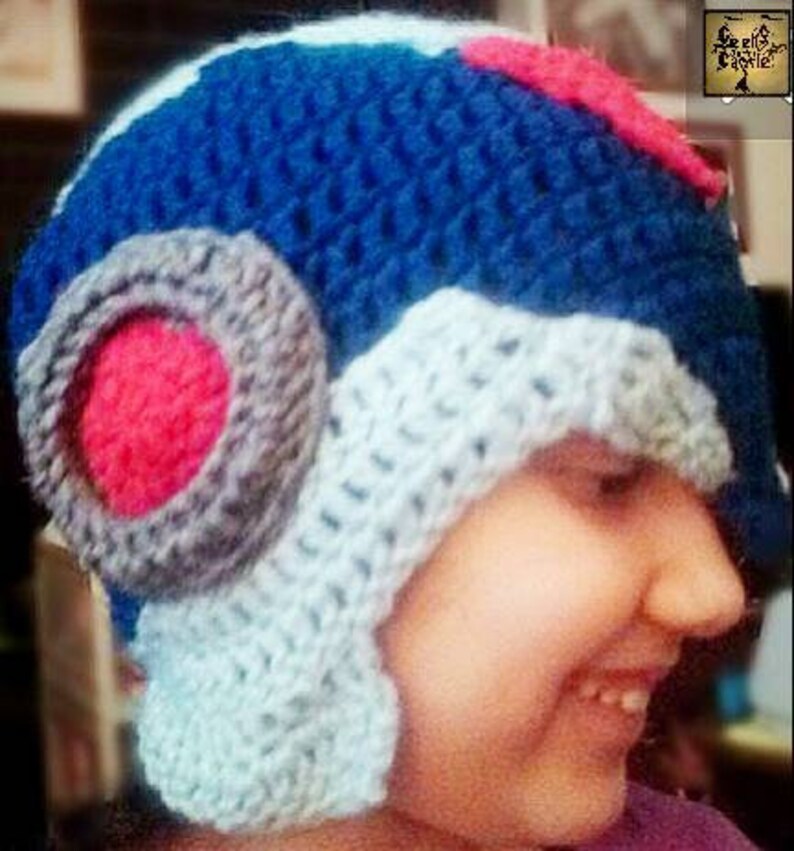Mega Man Helmets/video Game Hat/ Retro Game Hat/ Mega Man - Etsy