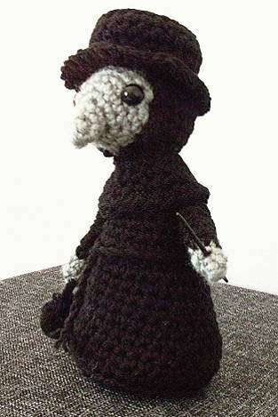 Grim Reaper and Plague Doctor/stuffed Toy/cute Plague Doctor/cute Grim ...