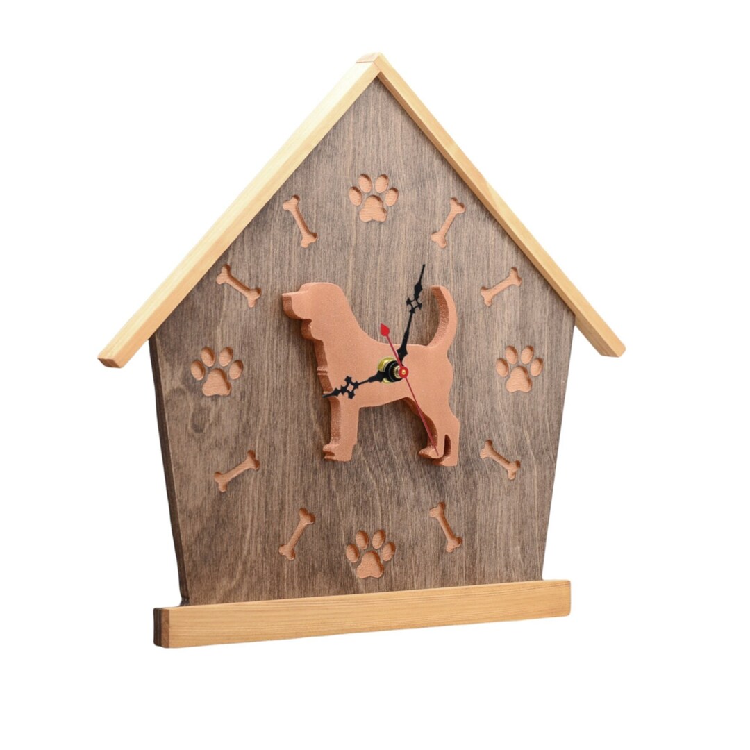 Personalized Beagle Silhouette Clock | Breed Pride Décor | Custom ...