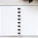 NOTES Inserts for Discbound Notebooks, CLASSIC Font, Mini, Happy ...