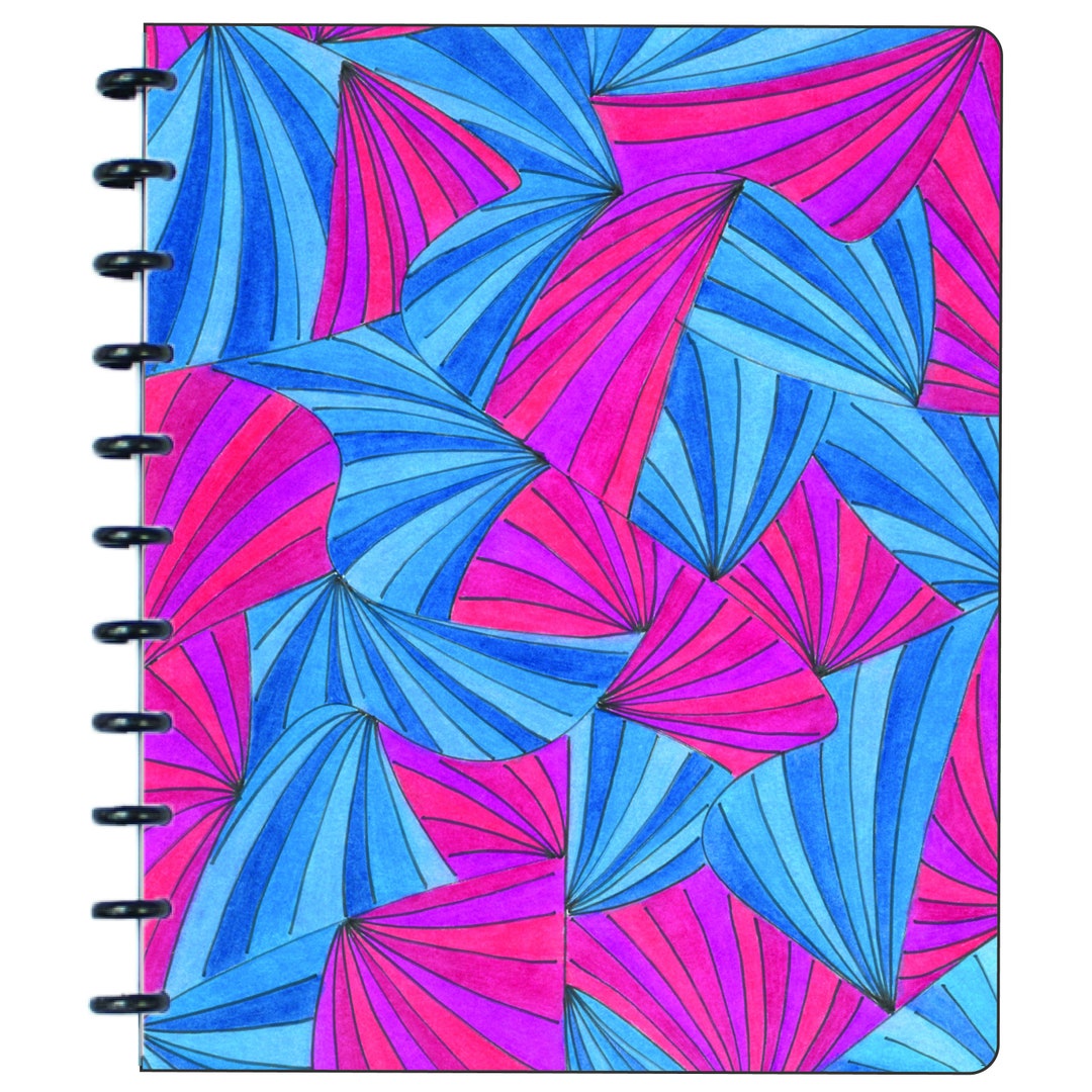 Pinwheel Pattern, Cover and Discs for Discbound Planner, Matte Planner ...