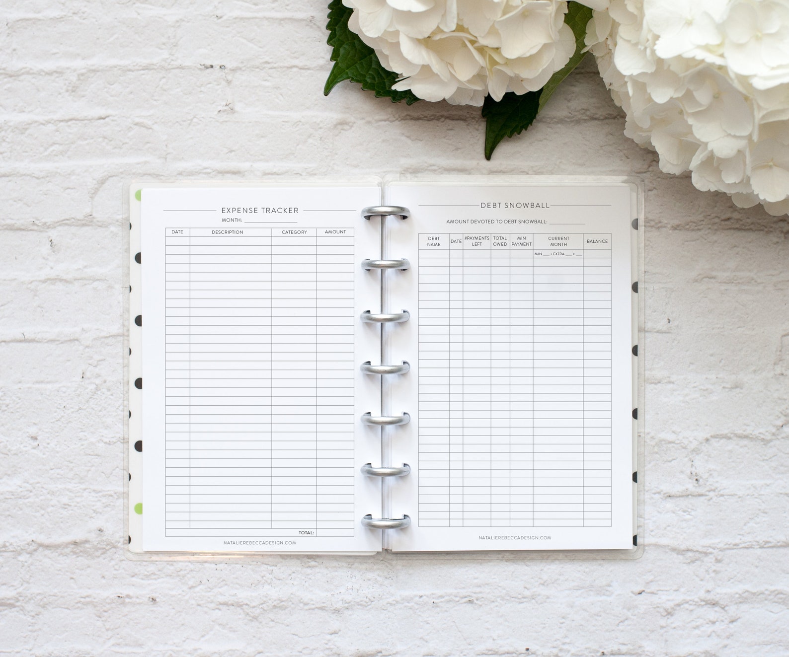 FINANCE Discbound Printed Budget Inserts, Happy Planner Finance Kit ...