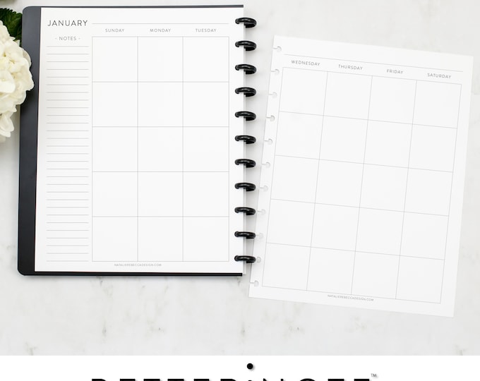 Planner Dashboard Set for Discbound Notebooks & Disc Planners Yearly ...