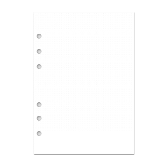 SIMPLE DOTS Dotted Inserts for A5 Planner Filofax A5 Refill - Etsy