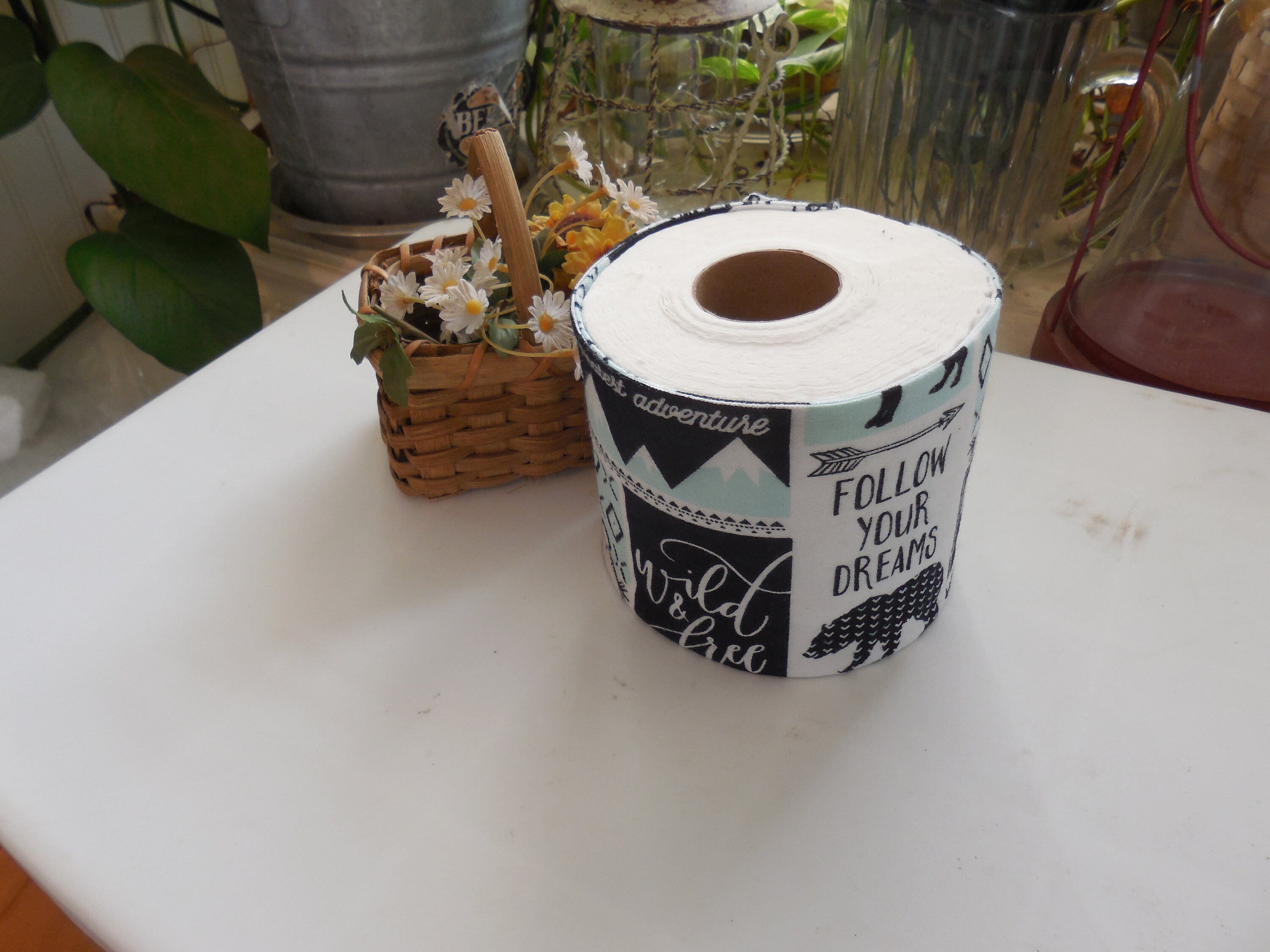 Toilet Paper Roll Decorative Wrap - Etsy