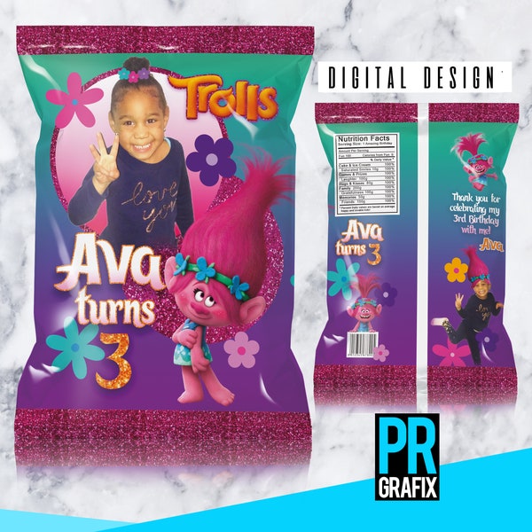 Trolls Chip Bag - Etsy