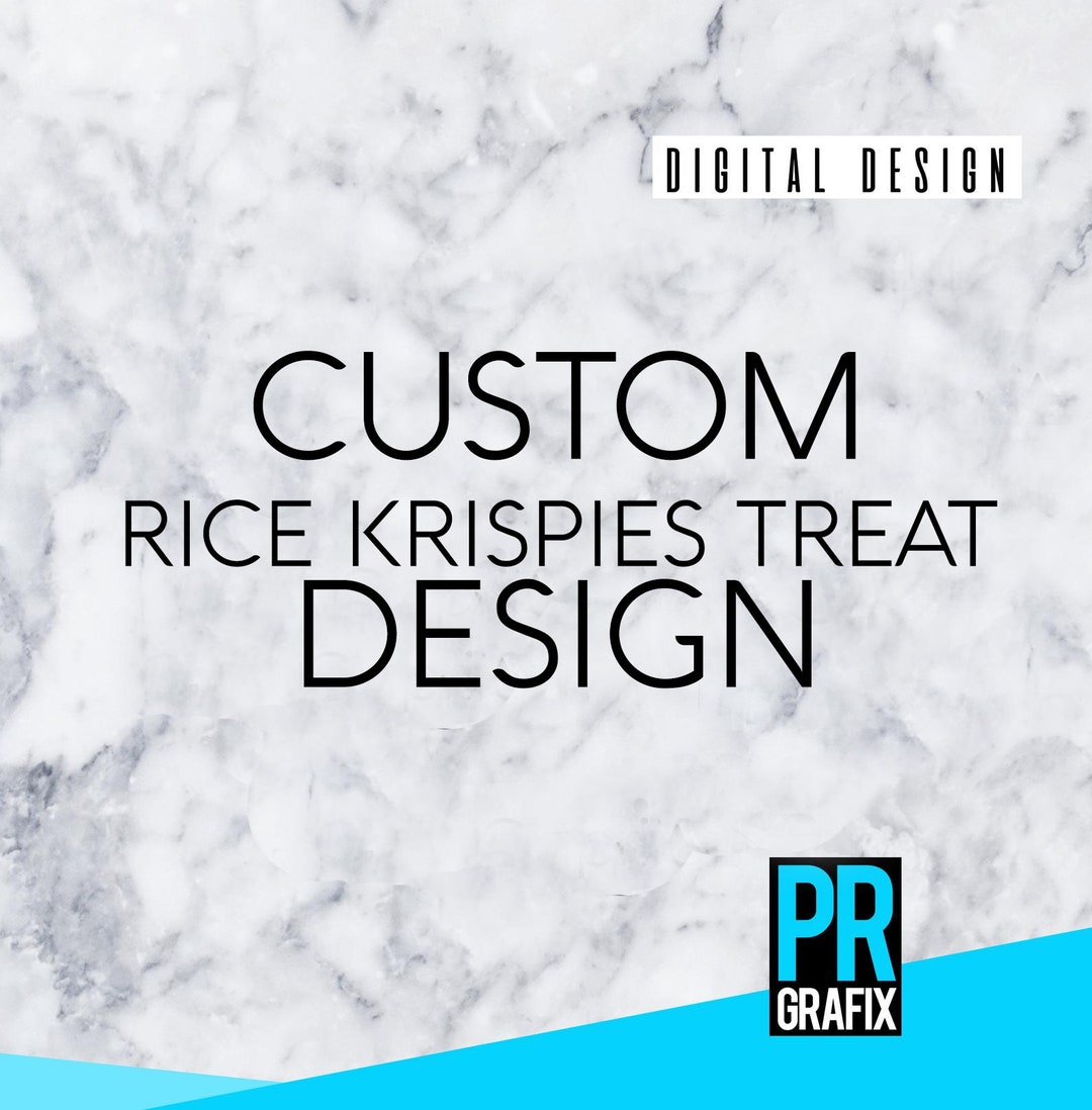 Custom Rice Krispies Treat Design - Etsy