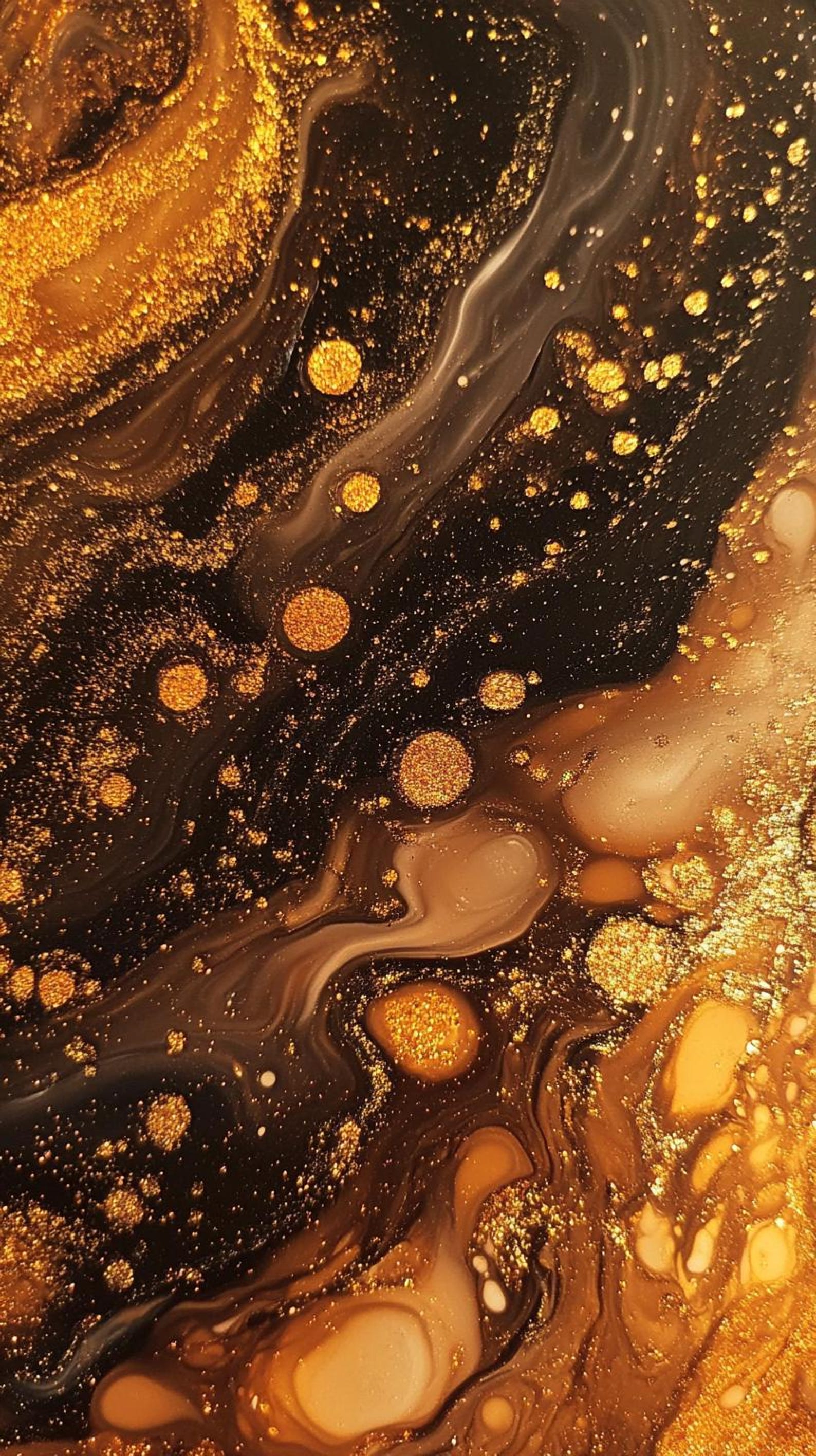 5 Digital Phone Wallpapers "gold Glitters" - Etsy