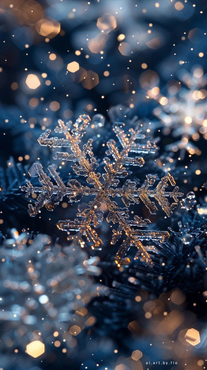 5 Digital Phone Wallpapers “WINTER NIGHT” - Etsy