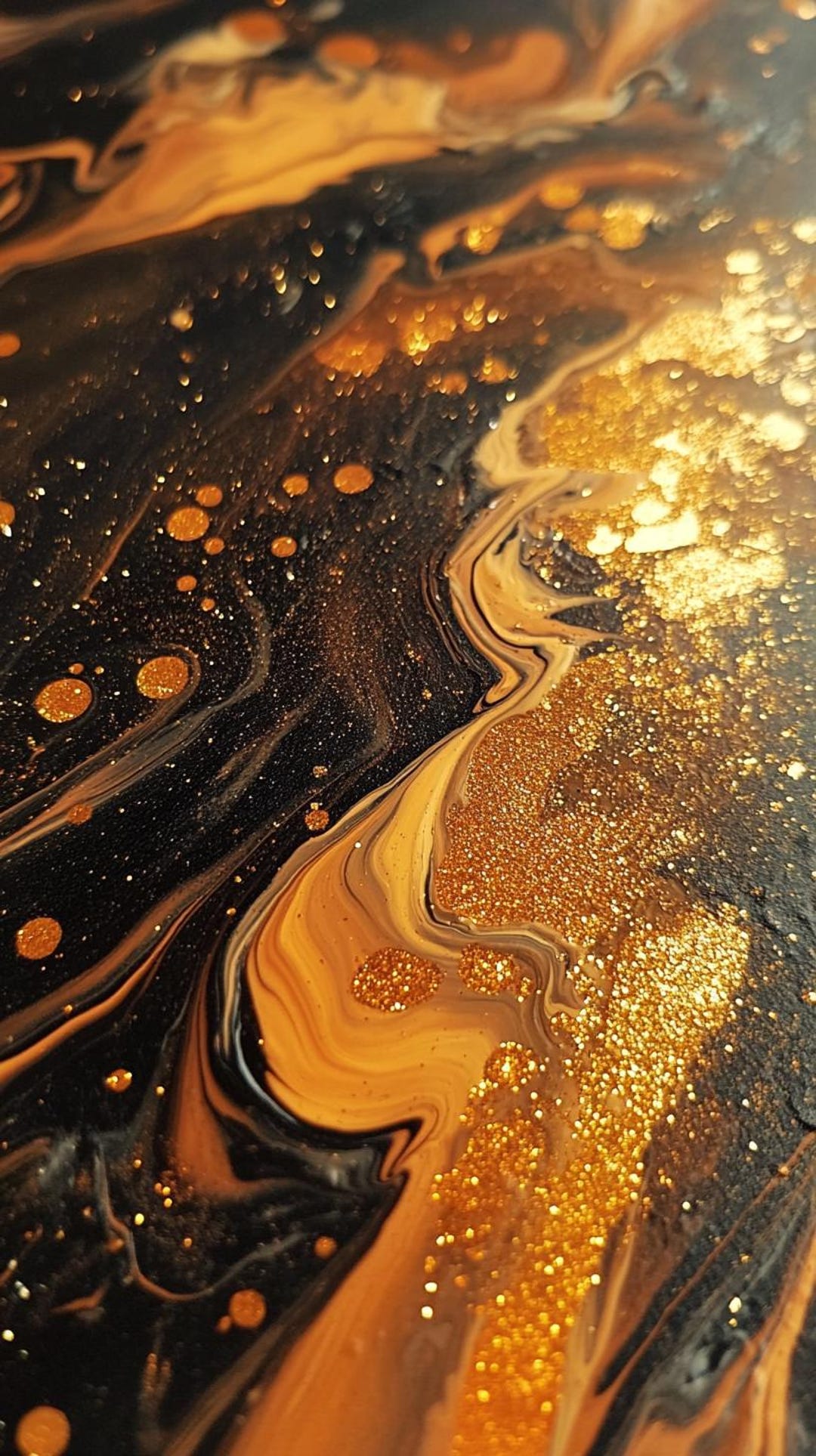 5 Digital Phone Wallpapers "gold Glitters" - Etsy