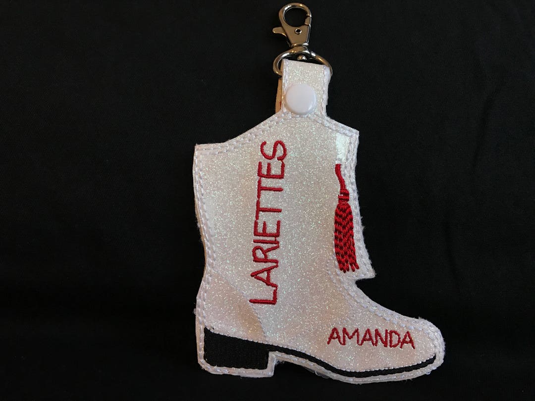 Drill Team Boot Bag Tag Customizable - Etsy